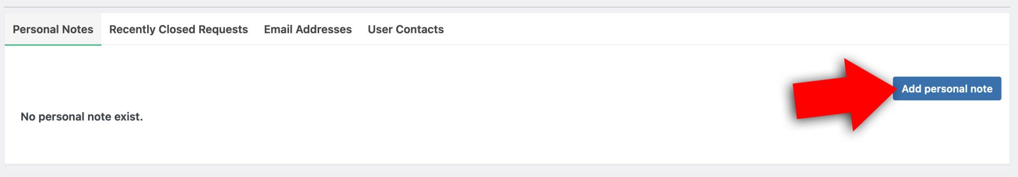 How to add a Personal Note – CTR Tool